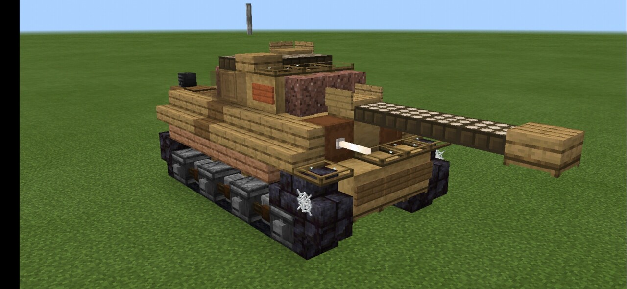 Tiger I Kuromorimine and Pz. IV Ankou (GuP) Minecraft Map