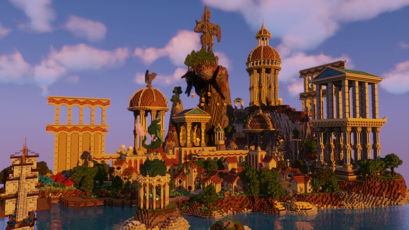 Greek Spawn Minecraft Map