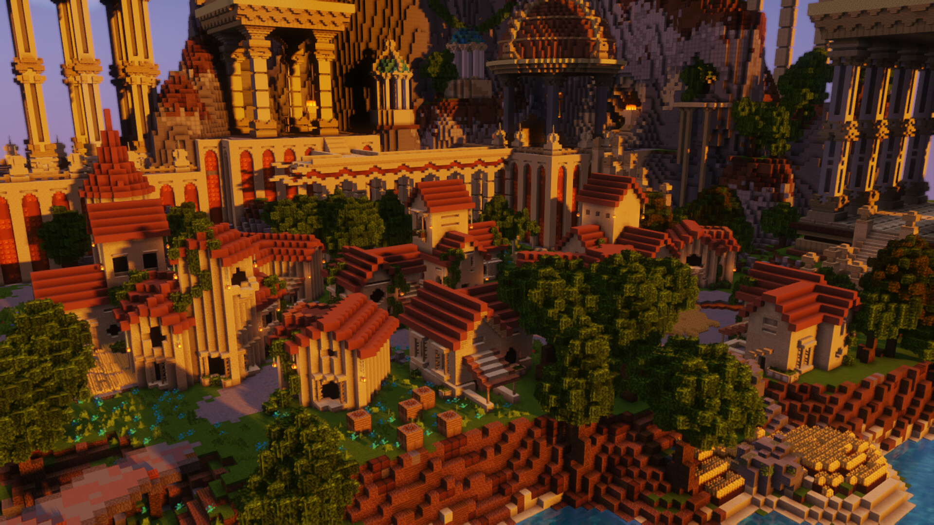 Greek Spawn Minecraft Map