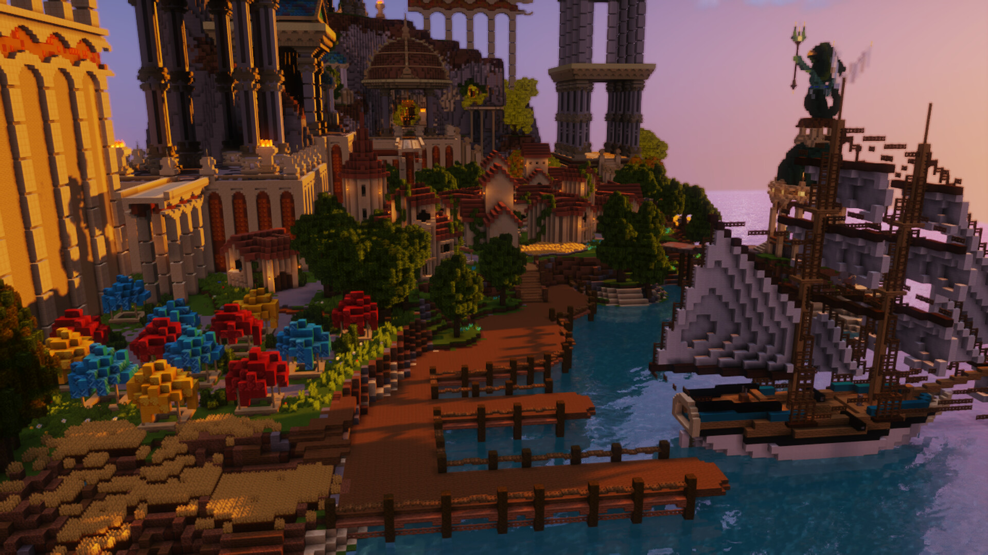 Greek Spawn Minecraft Map