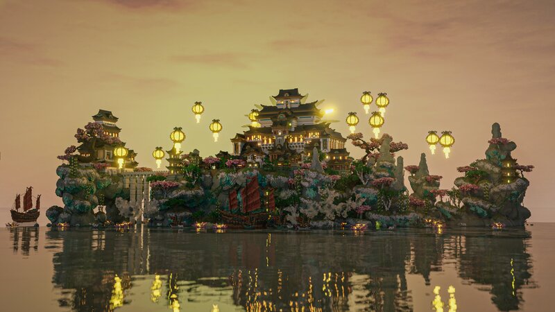 Shin Sha Academic Yin Yang Minecraft Map