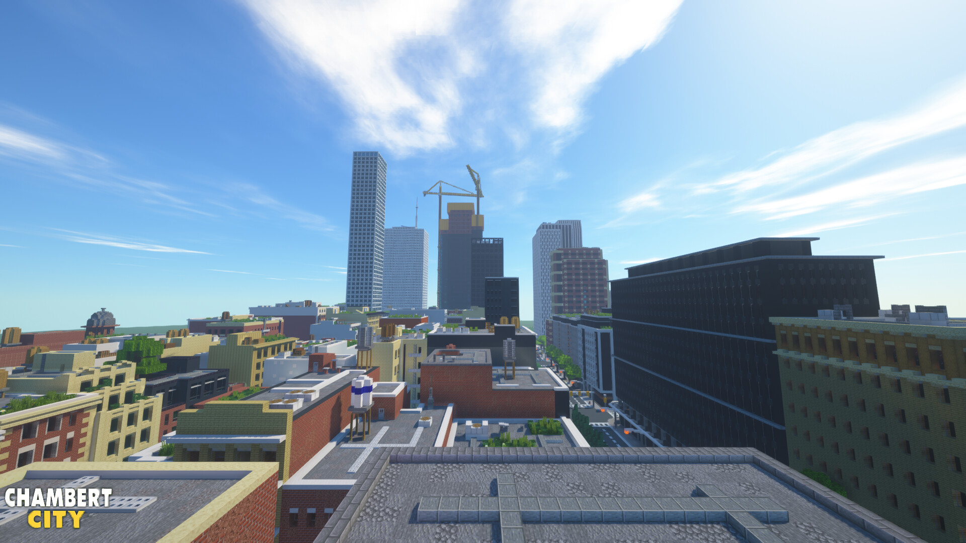 Chambert City Skyline view Minecraft Map