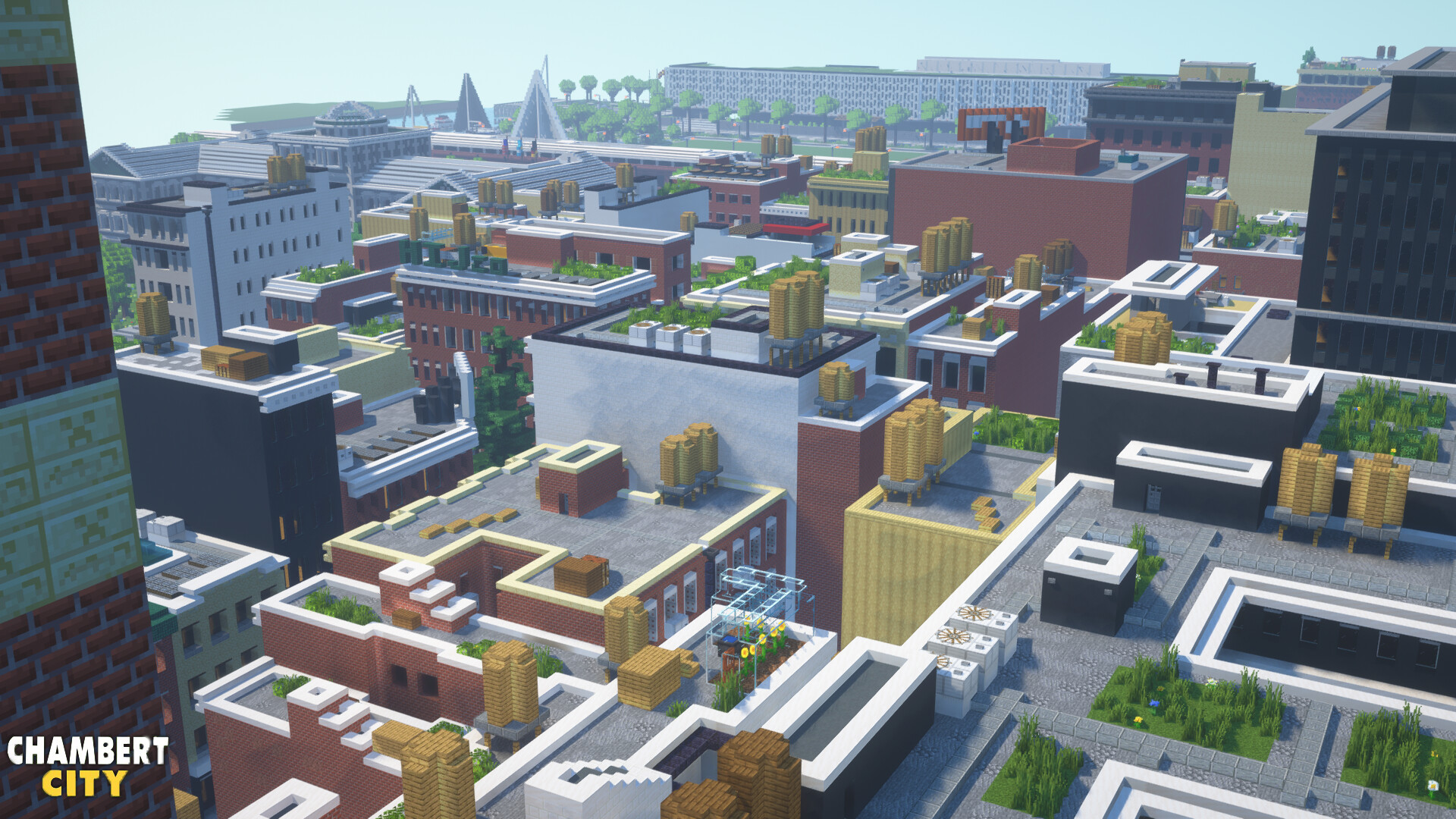 Chambert City Skyline view Minecraft Map