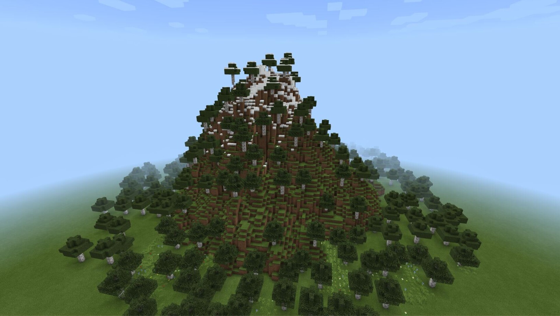 Brzozowa góra, Birch mountain (Bedrock Edition) Minecraft Map