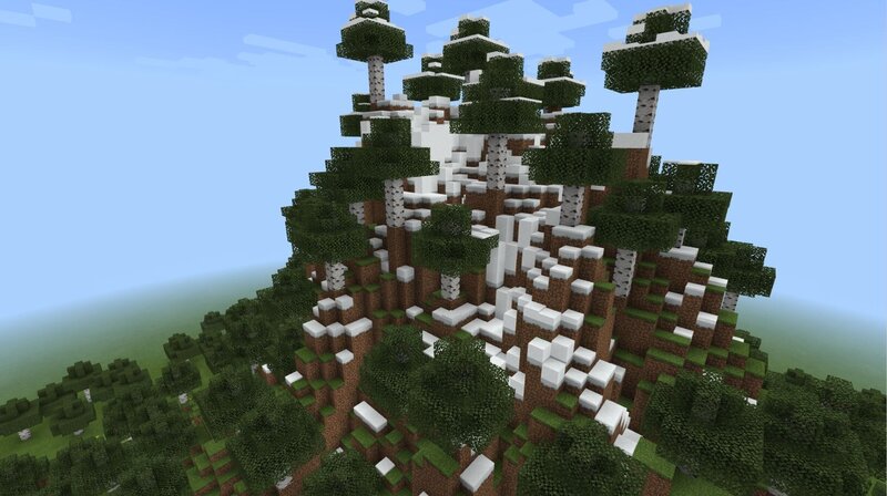Brzozowa góra, Birch mountain (Bedrock Edition) Minecraft Map