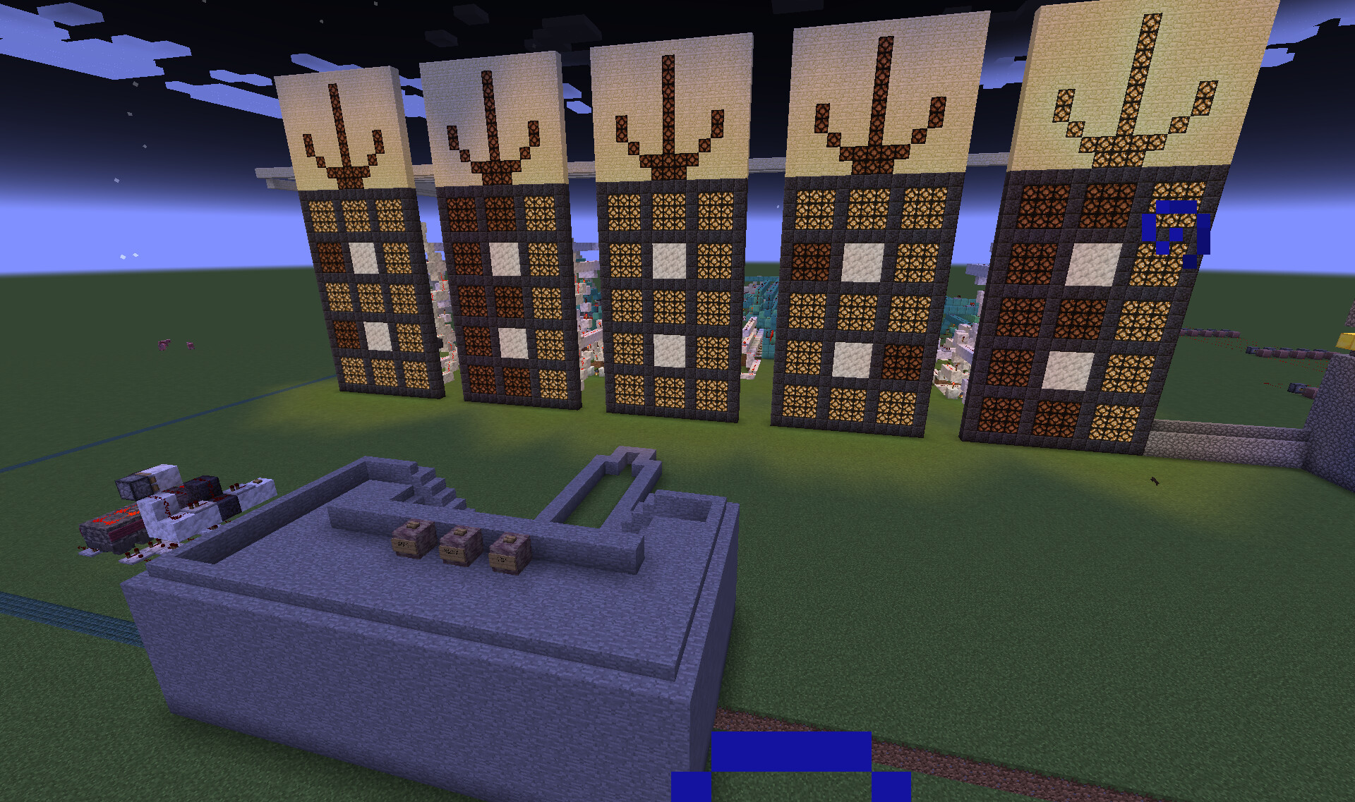 Number combination safe Minecraft Map