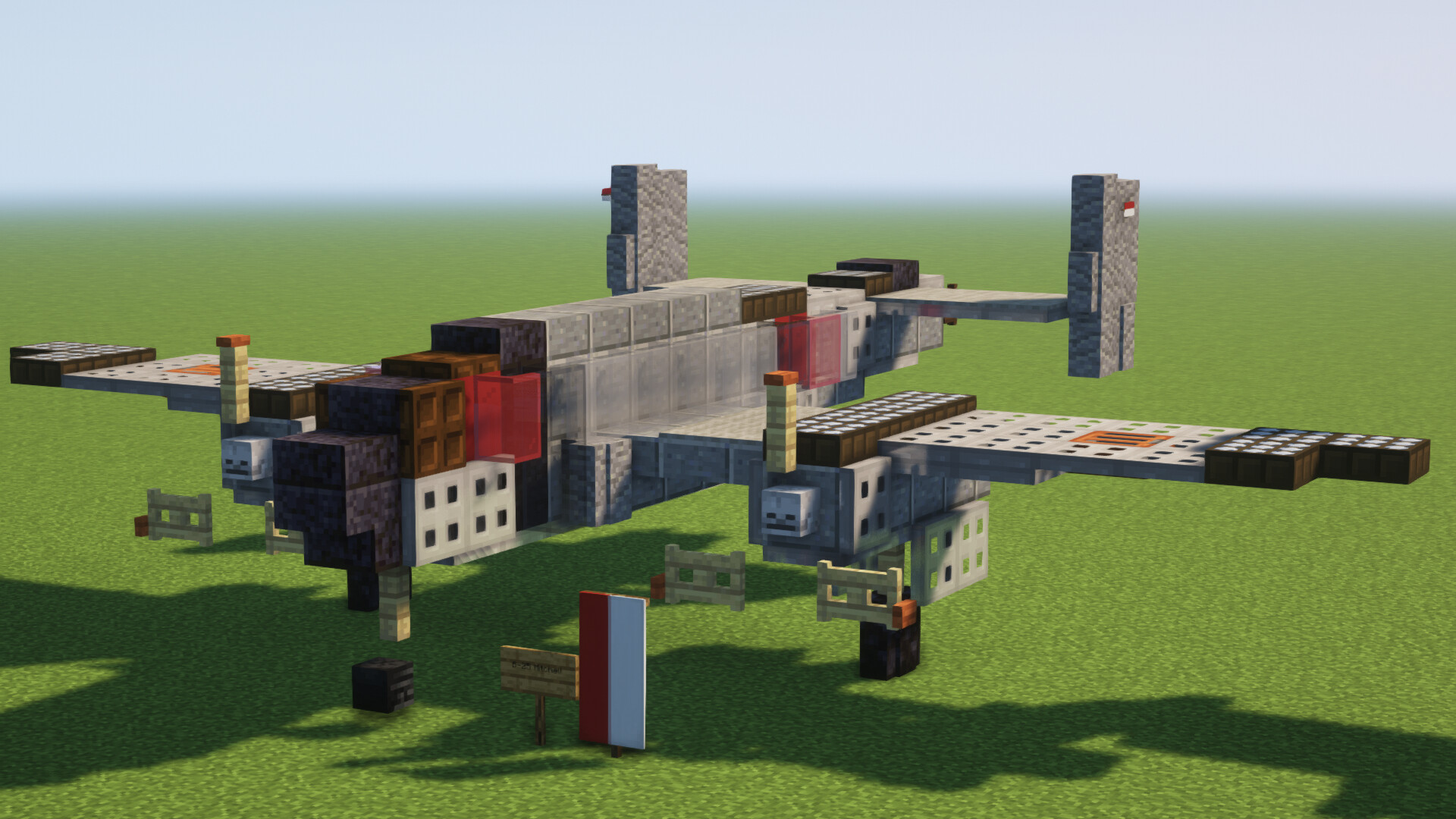 North American B-25 Mitchell Minecraft Map