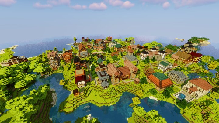Island City Minecraft Map