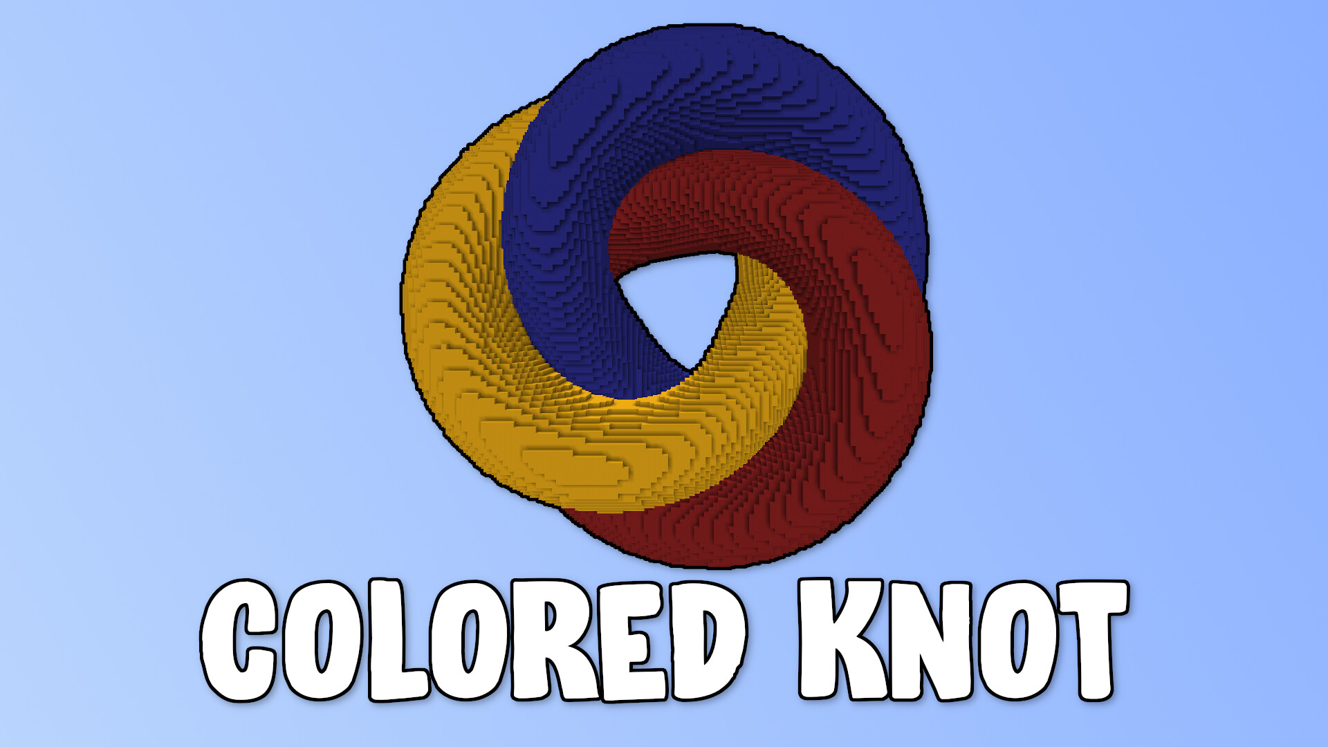 Colored Knot Minecraft Map