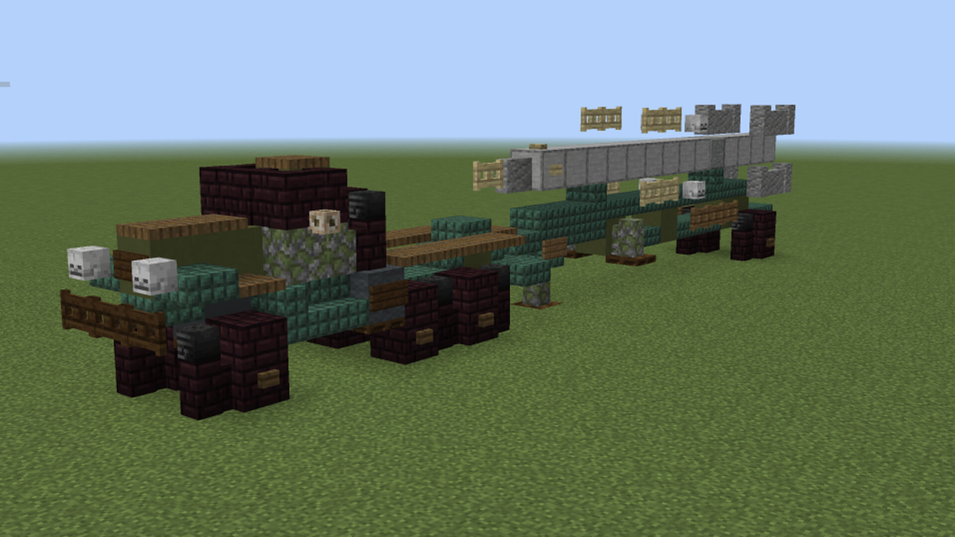 1.5:1 scale S-75 Dvina (+ Radar) Minecraft Map