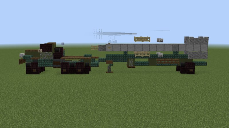 1.5:1 scale S-75 Dvina (+ Radar) Minecraft Map