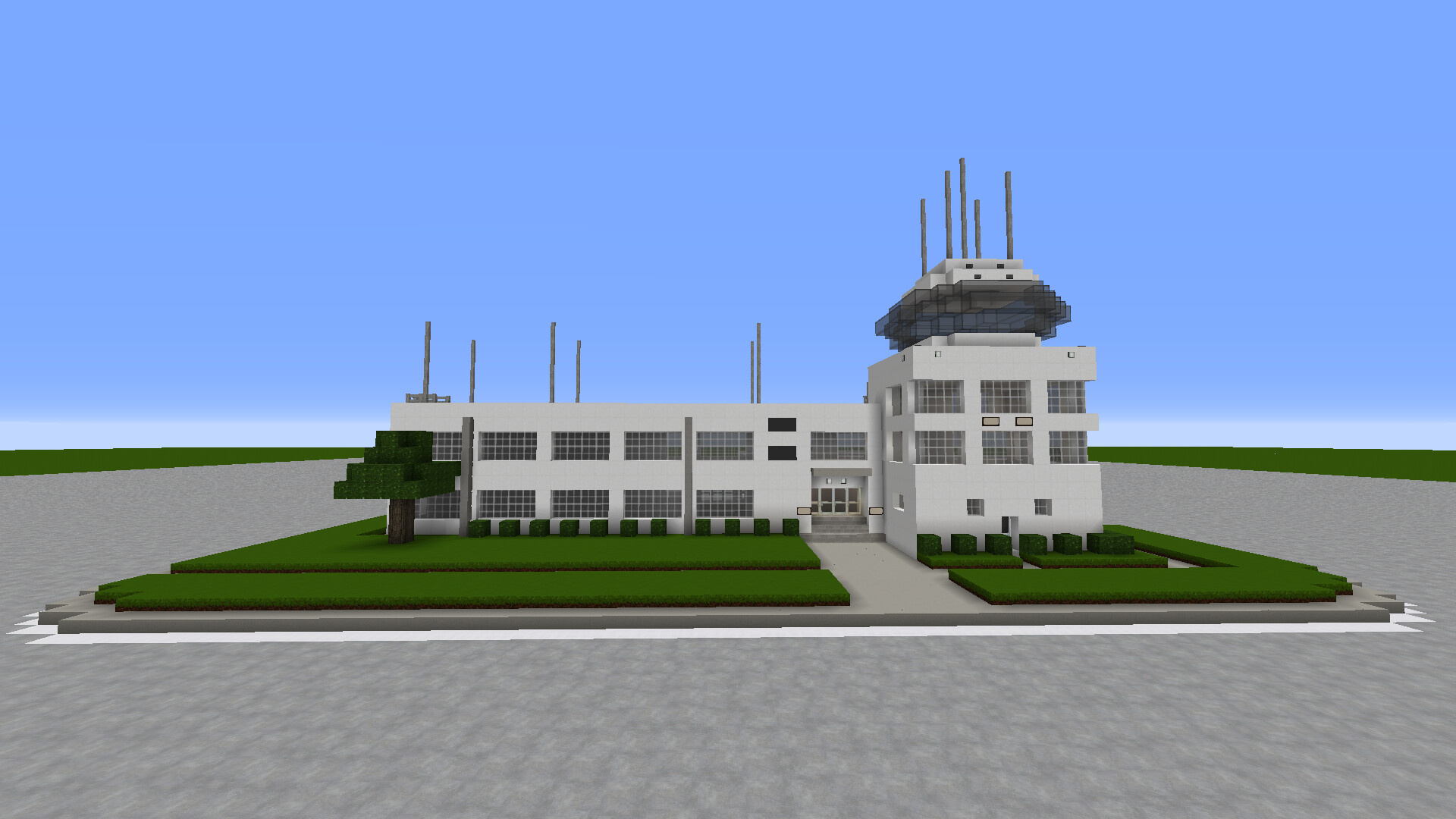 Flight Control Tower Minecraft Map