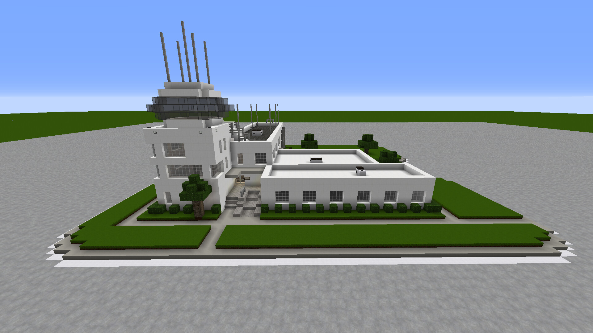 Flight Control Tower Minecraft Map
