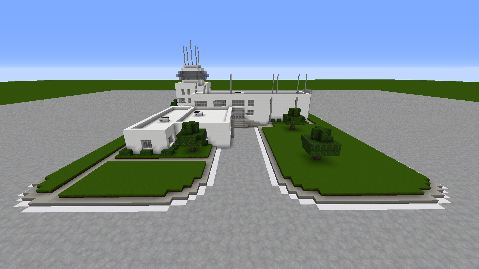 Flight Control Tower Minecraft Map