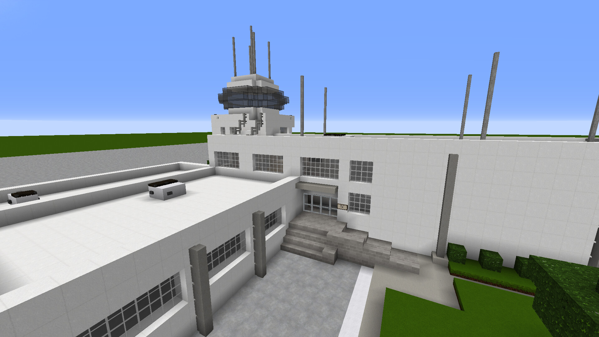 Flight Control Tower Minecraft Map