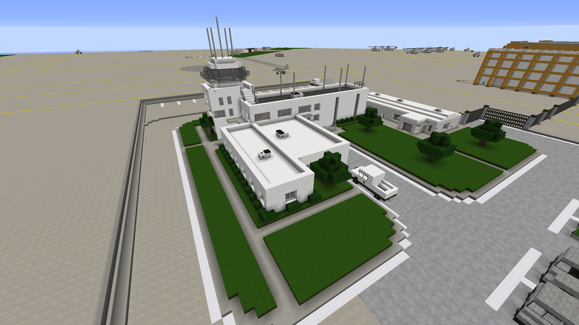 Flight Control Tower Minecraft Map