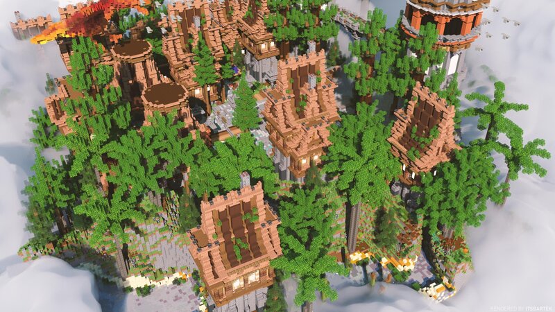 Medium spawn Village Minecraft Map