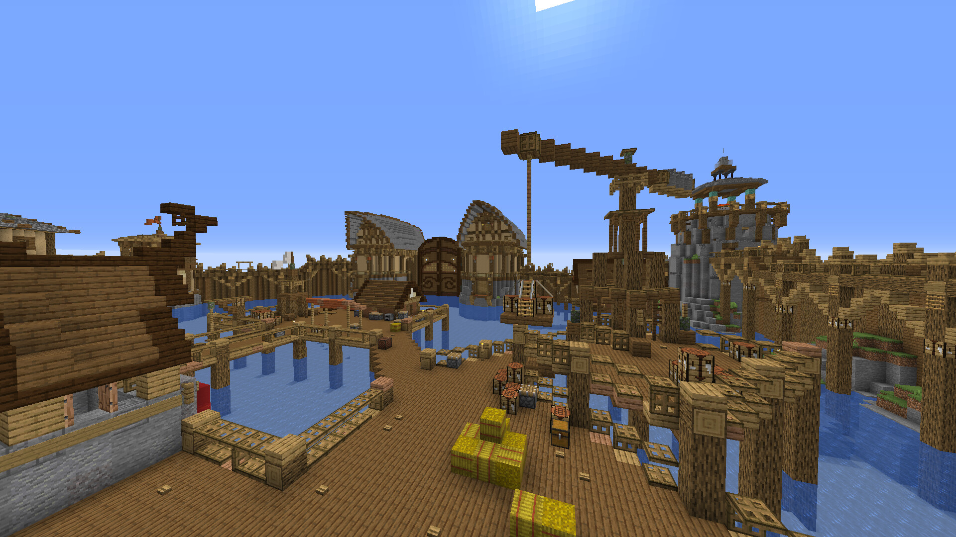 Shipyard Hub Minecraft Map