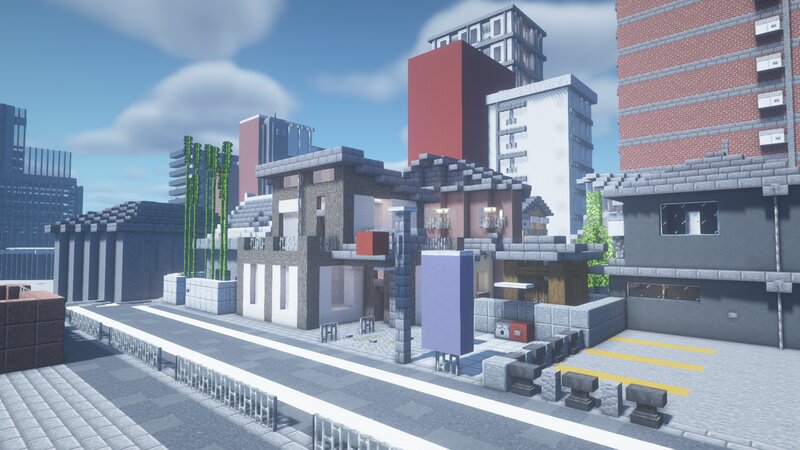 Minecraft Japanese City Minecraft Map