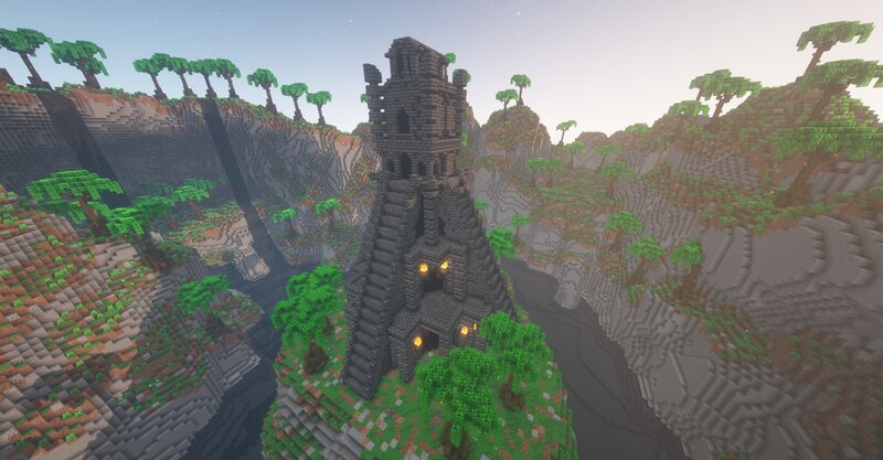 Experimenting with more terraforming Minecraft Map