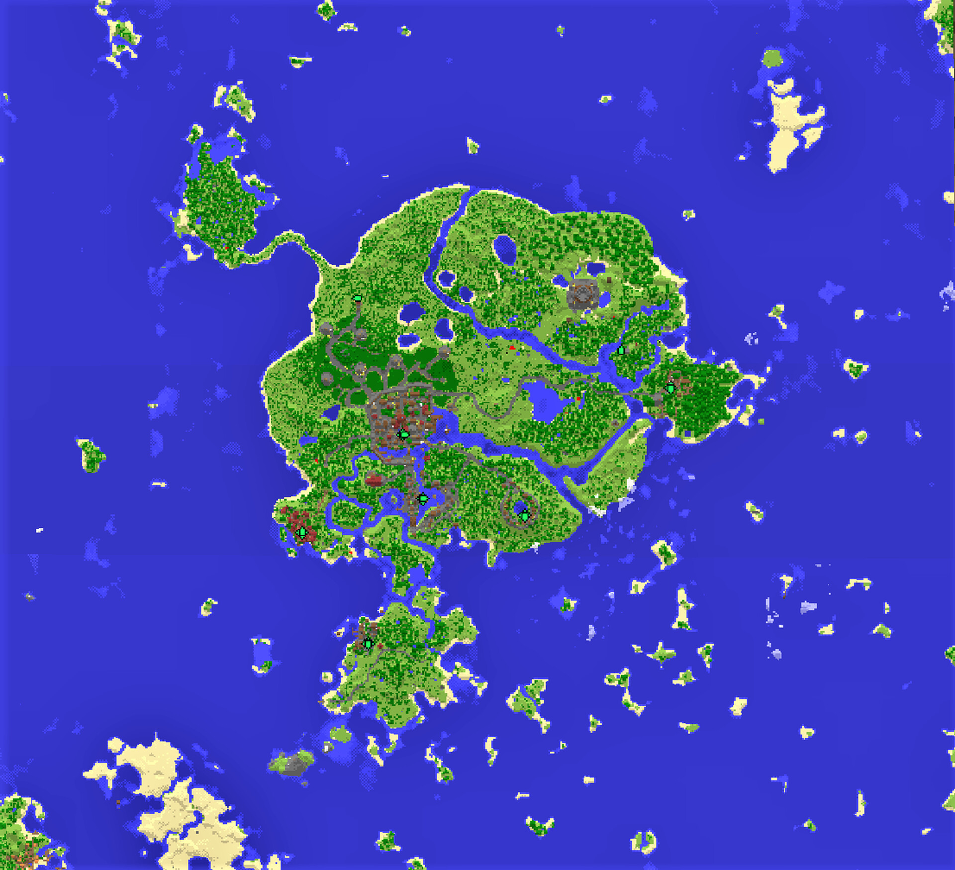 The Land of All Above Minecraft Map