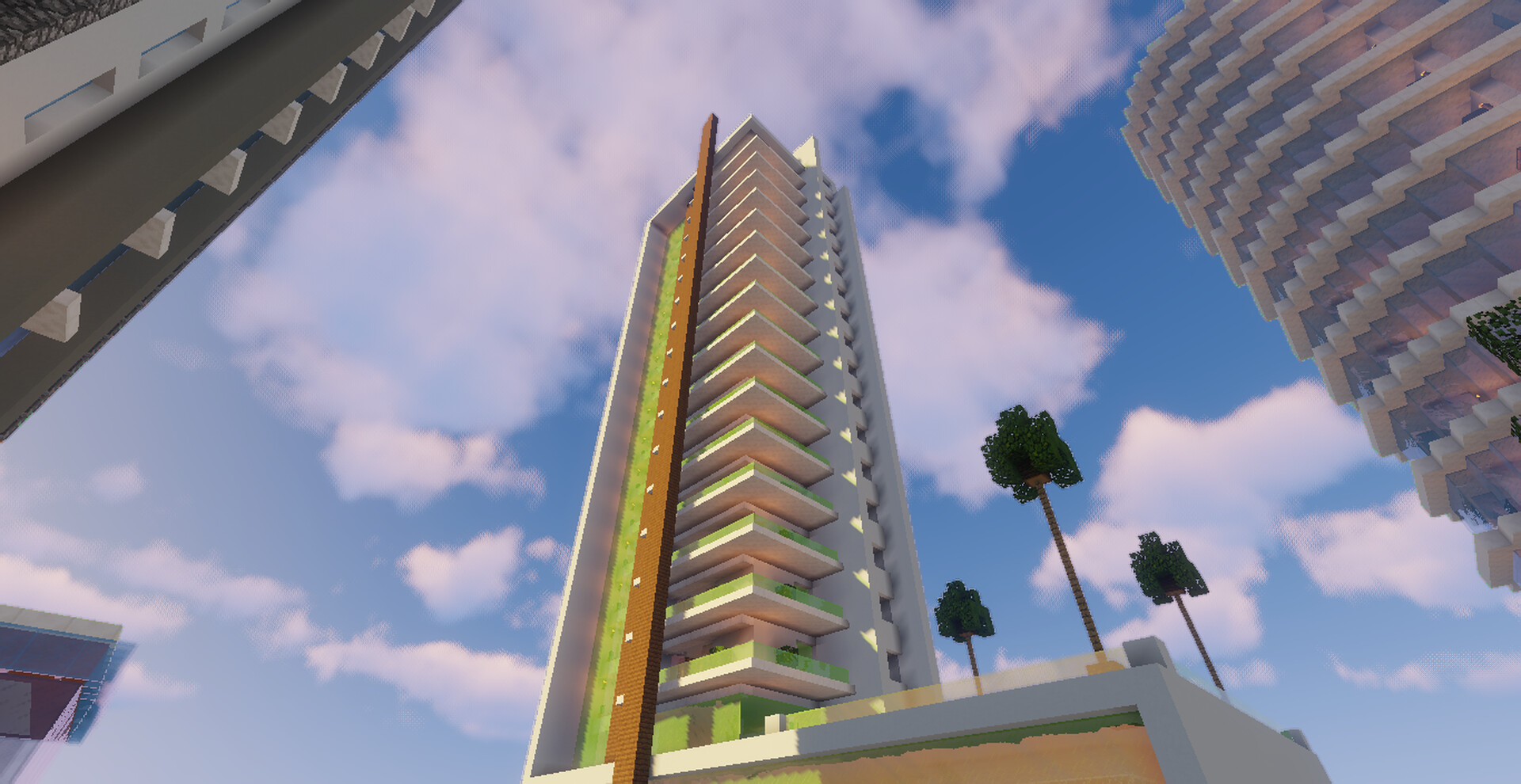 Modern Downtown 4 modern Buildings Minecraft Map
