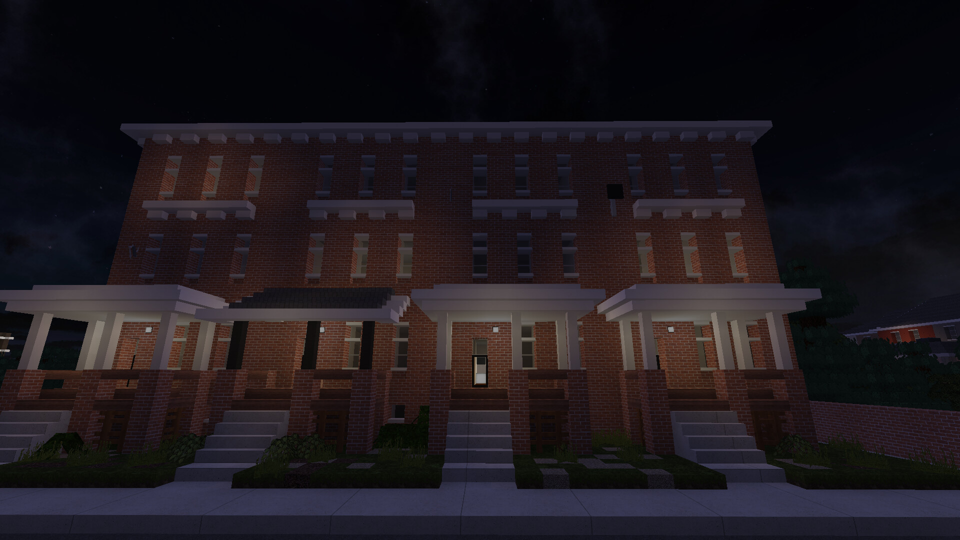 Baltimore Style Rowhomes Minecraft Map