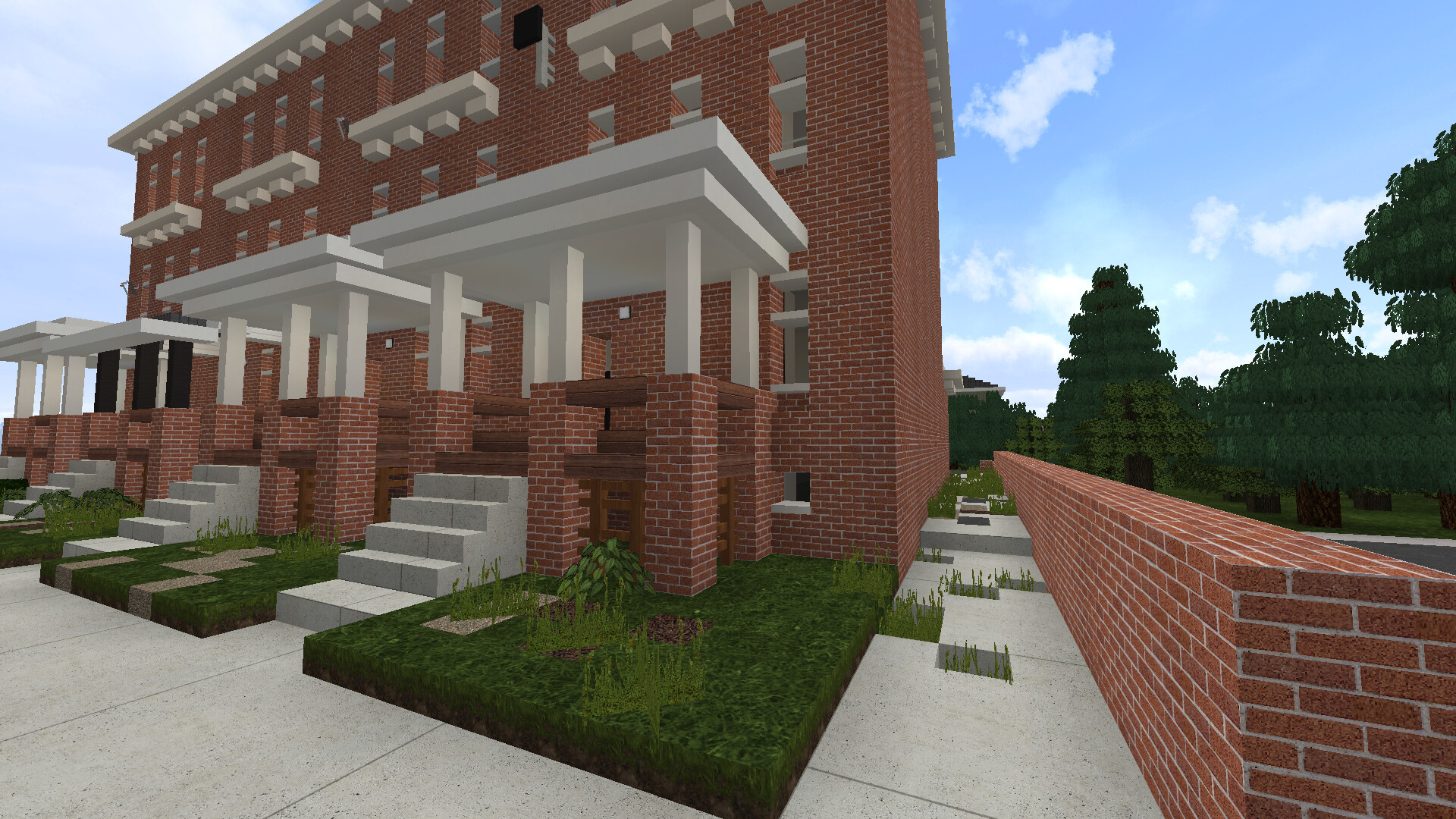 Baltimore Style Rowhomes Minecraft Map