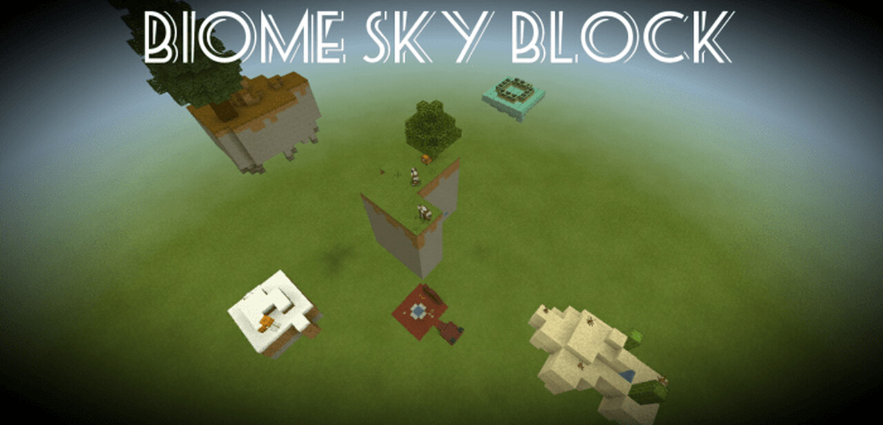Biome Sky Block Minecraft Map