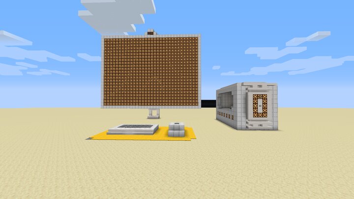 the computer V4 Minecraft Map