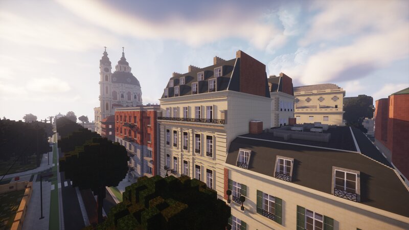 Châtelet Quartier - Paris, France Minecraft Map