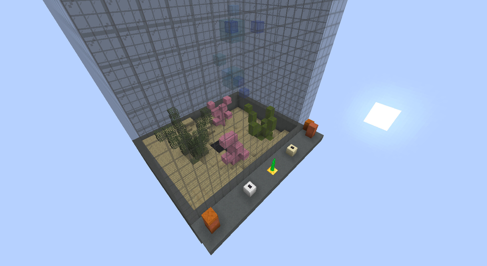 Disintegrating Fish Tank Minecraft Map