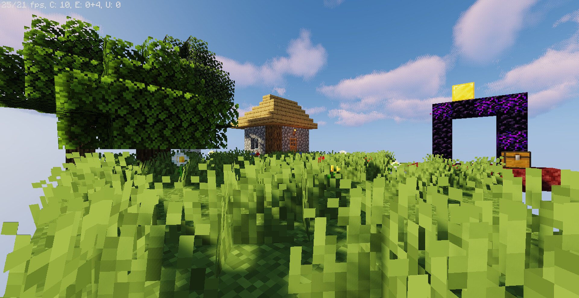 One Chunk Challenge Minecraft Map