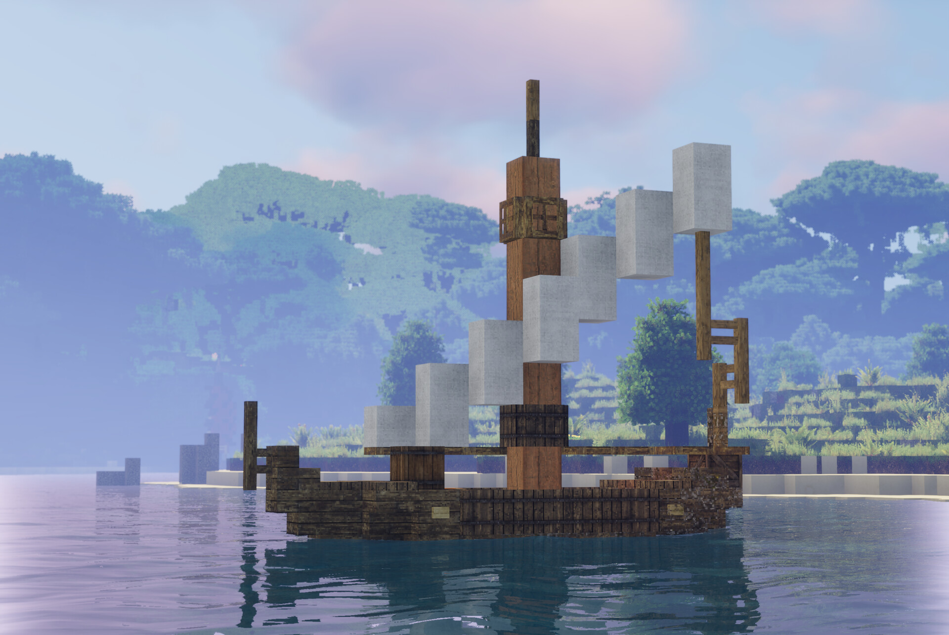 Shanty Sail Boats + Download Minecraft Map