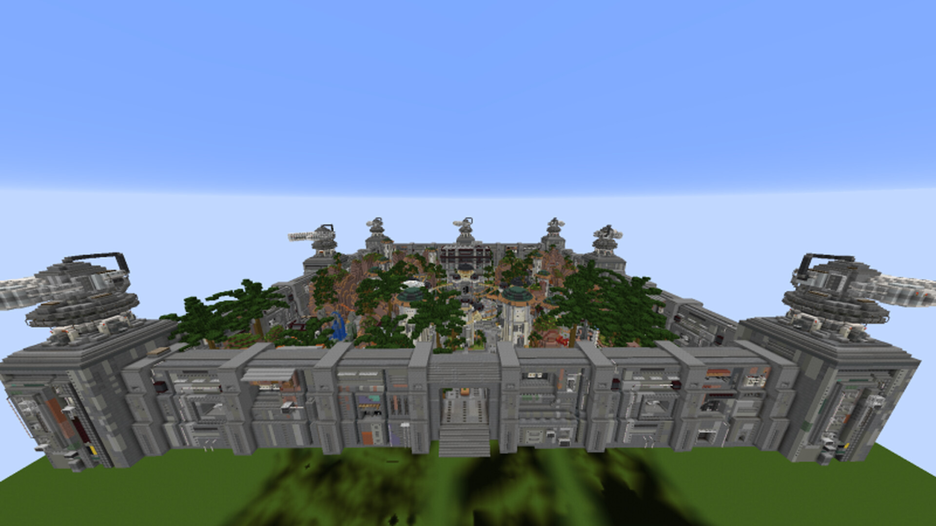 Futuristic Server Spawn Minecraft Map