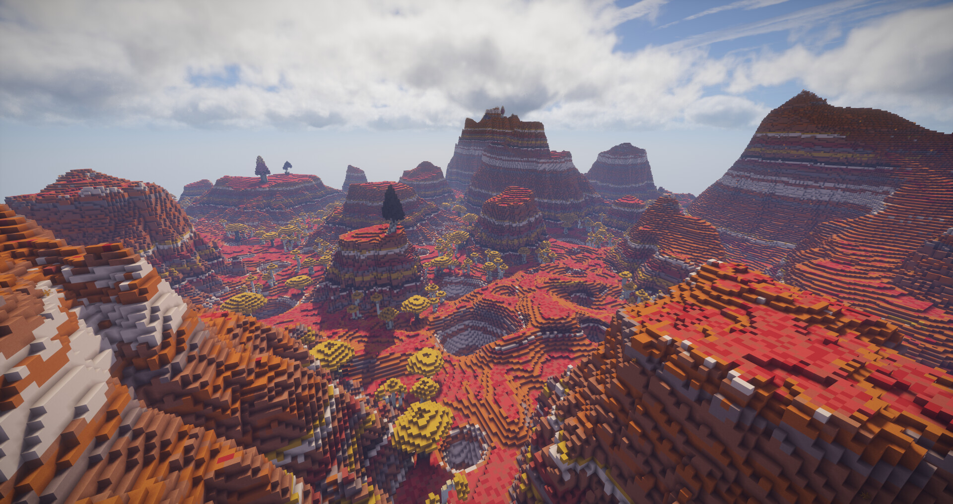 Psychedelic Mars Minecraft Map