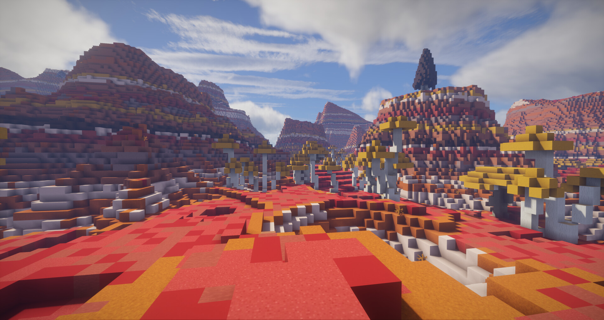 Psychedelic Mars Minecraft Map