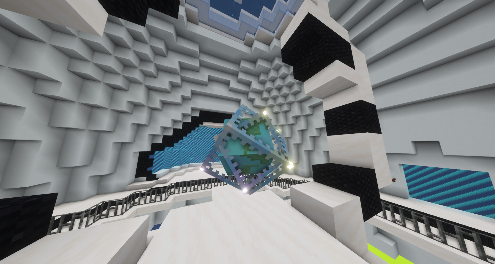 The Cloud Cosmos Project | "Earth" End Crystal Textures Minecraft Map