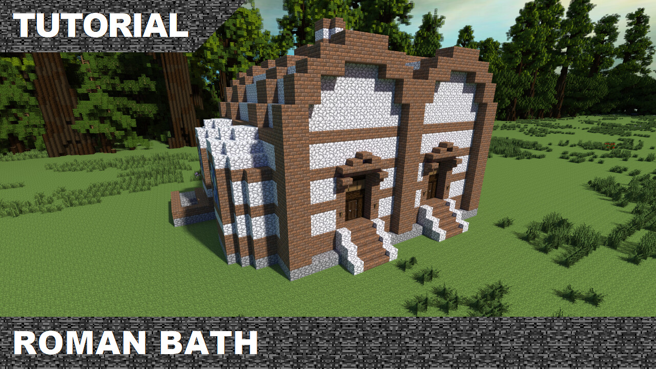 Roman Bath +tutorial Minecraft Map