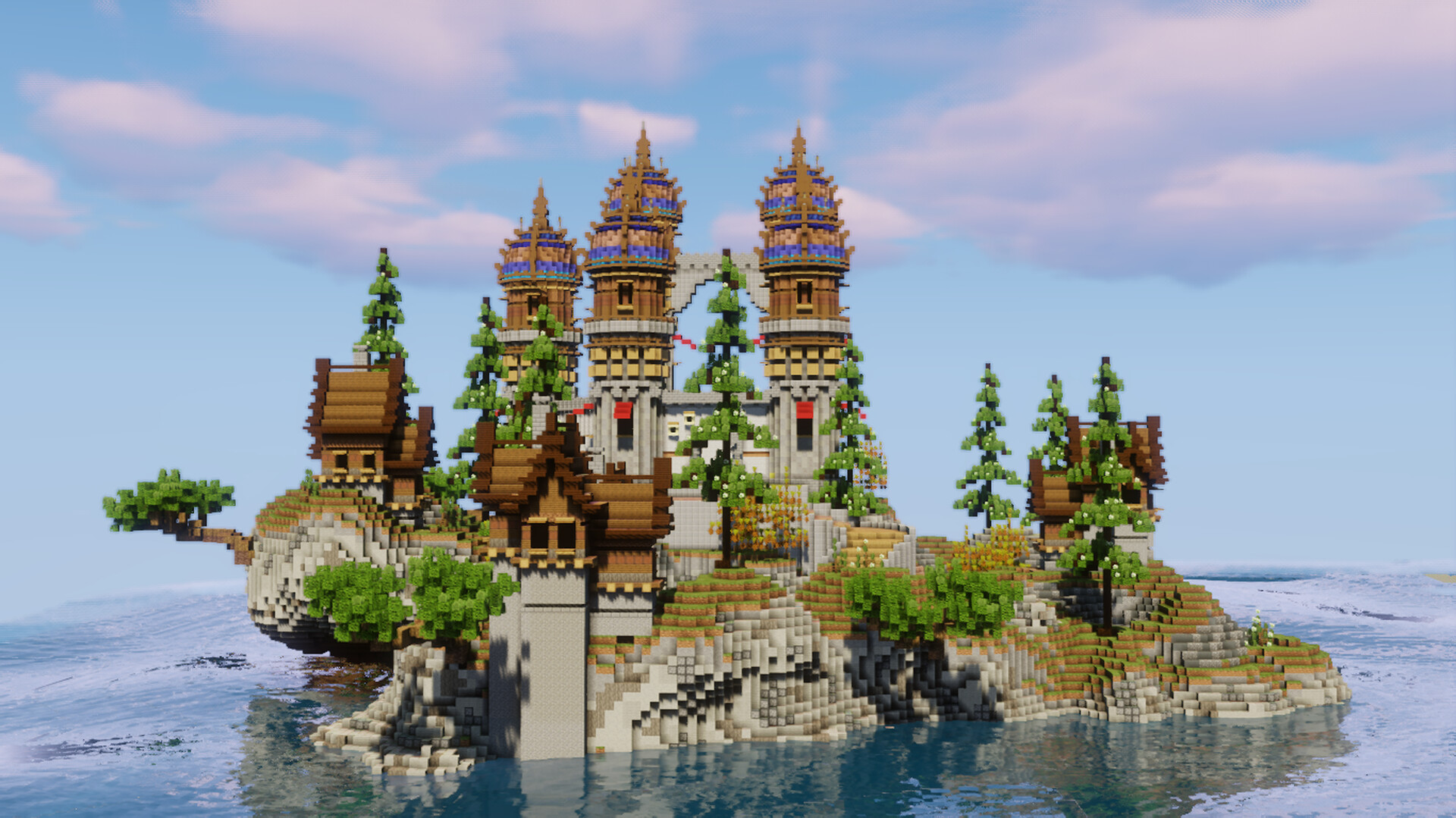 Small Medieval Kingdom Spawn Minecraft Map