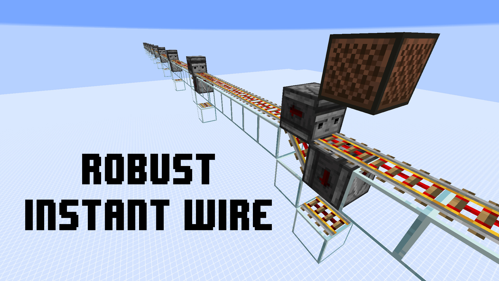 Robust Instant-wire Minecraft Map
