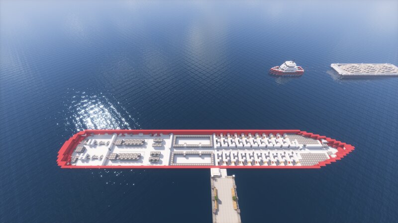 Cruise Ship (full interior) Minecraft Map