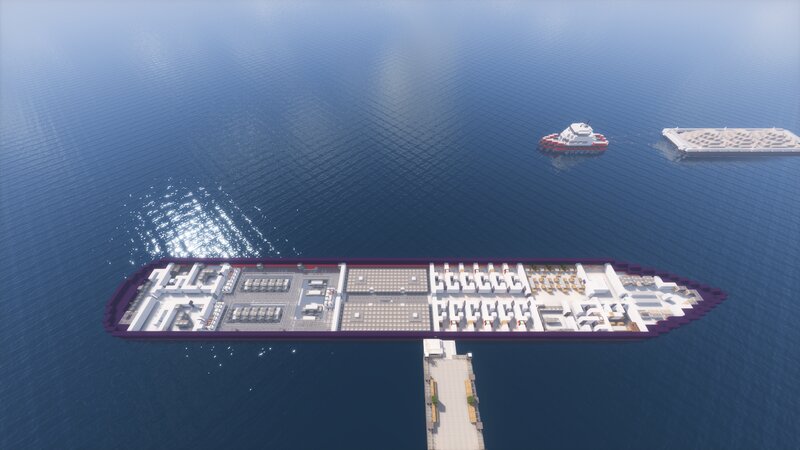 Cruise Ship (full interior) Minecraft Map