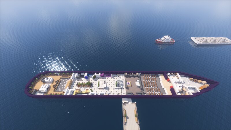 Cruise Ship (full interior) Minecraft Map