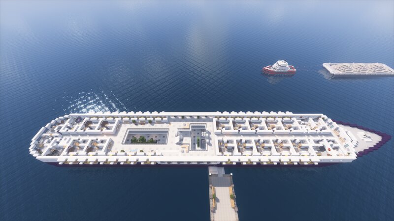 Cruise Ship (full interior) Minecraft Map