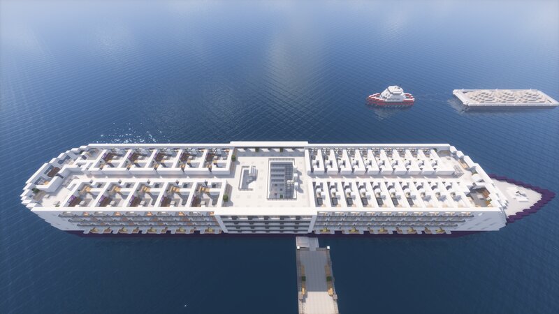 Cruise Ship (full interior) Minecraft Map