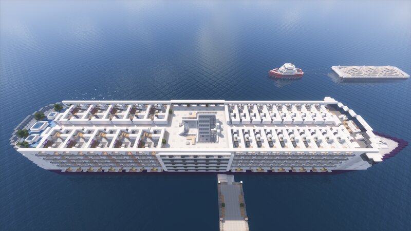 Cruise Ship (full interior) Minecraft Map