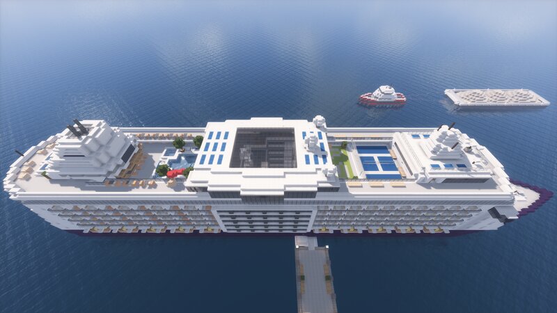 Cruise Ship (full interior) Minecraft Map