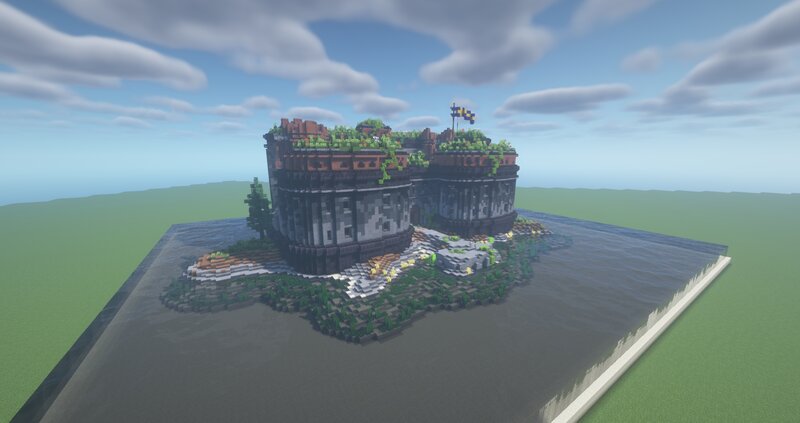 Sea Fort/Bastion Minecraft Map