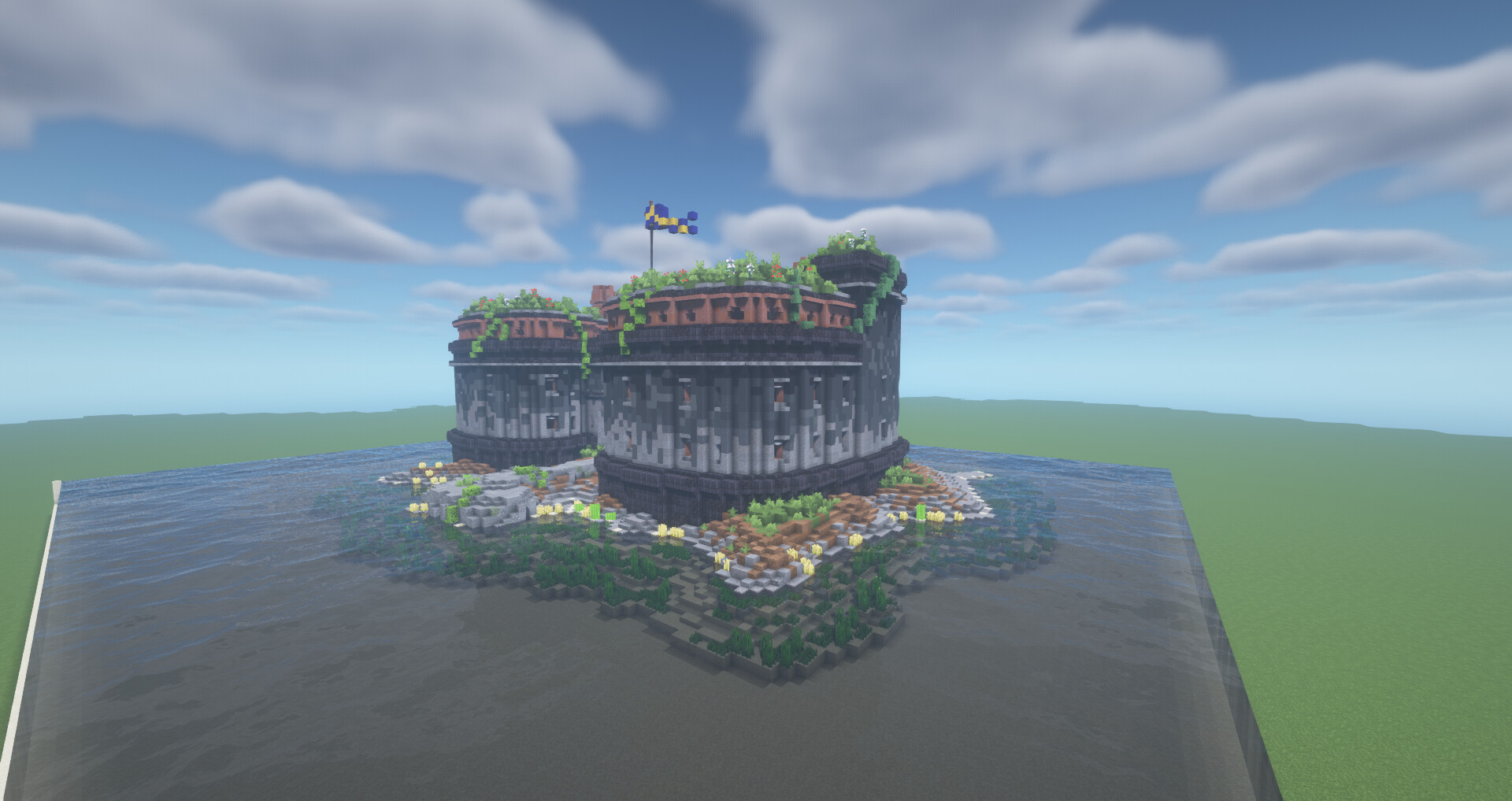 Sea Fort/Bastion Minecraft Map